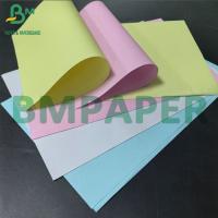 China 48-80g CB CFB CF Virgin Wood Pulp Colorful Carbonless Copy Paper NCR Bill Paper for sale