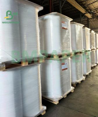 China 24gsm, 28gsm Food Grade Straw Wrapping Paper 32mm 7000m Rolls Packing for sale