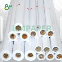 China 20LB Printable White Color CAD Paper Bond Roll 610mm 914mm 1070mm 2