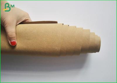 China Washable Kraft Wrapping Paper Rolls With White / Red Color Matte Surface for sale