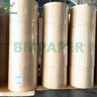 China Unbleached Brown Clothing Carrie Bags 90g Strong Pure Kraft Rolls 900mm for sale