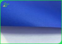 China Printable Single Side Blue Uncoated Woodfree Paper 45 - 80g For Magazines for sale