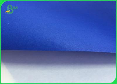 China Printable Single Side Blue Uncoated Woodfree Paper 45 - 80g For Magazines for sale