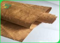 China Biodegradable Washable Kraft Liner Paper 30 Colors 0.55mm 350 G For Backpacks for sale