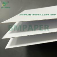 China Strong Rigidity 1mm 1.5mm White Top White Back Laminated Hard Cardboard for sale