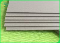 China 300gsm Grey Board Paper Waterproof Chipboard Paper In Roll / Sheet ISO 9001 Certified for sale