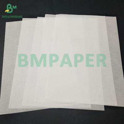 China 60gsm good printing White Greaseproof Paper Kit7 for packing hamburgers for sale