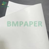 China 70g Semi Glossy Food Grade MG White Bleached Kraft Paper Roll 1100mm for sale