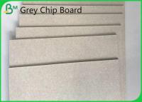 China Waterproof Recycled Pulp Grey Chipboard 19 Inch / 72 Inch 1.0mm / 1.5mm for sale