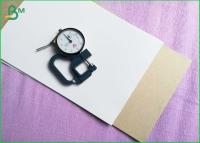 China Box Package Material Coated Duplex Paper Grey Color And White Color , 250gsm 300gsm for sale