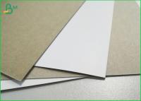 China Lightweight Coated Duplex Paper Board With Gray Back 230gsm For Shirt'S Format Inside for sale