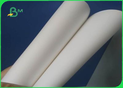 China 40gsm 50gsm 60gsm Virgin White Kraft Paper In Reels For Packaging Box for sale