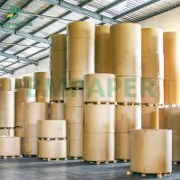 China 130g 160gsm Eco - friendly Natural Kraft Sugarcane Paper For Shopping Bags 70cm for sale
