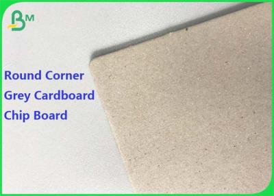 China 1.5mm 2mm 2.5mm Laminated Chip Board Grey Cardboard with Round Corner for Puzzle for sale
