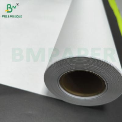 China 24lb Coated Color Inkjet Paper Roll Bright White Color 24