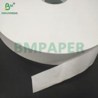 China Slitted 35mm 40mm 24gsm 28gsm White Kratf Paper For Packing Paper Straw for sale