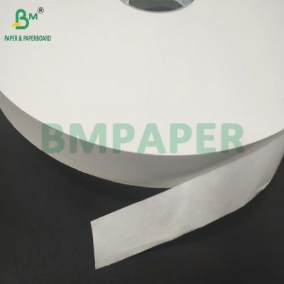 China Slitted 35mm 40mm 24gsm 28gsm White Kratf Paper For Packing Paper Straw for sale