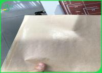 China 35gram 40gram 50gram mg Virgin Brown Kraft Paper Food Grade One Side Coated for sale