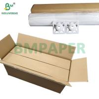 China 24lb 36lb HP Coated Matte Wide Format Bond Paper Roll For Posters 42
