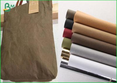 China No Toxic Comfortable Brown Kraft Paper Roll 0.35mm / 0.55mm Thickenss for sale