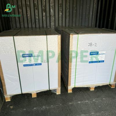 China 60# Gloss Finish One Side Coated C1S Paper White Label Printing Sheet for sale