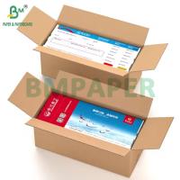 China 175g Custom Thermal Airline Flight Tickets Boarding Pass Paper 18.8cm x 8.3cm for sale