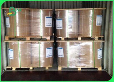 China 90 - 350gsm Glossy White Paper In Jumbo Roll For Magazine / Calendar for sale