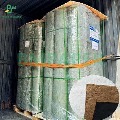 China 0.35mm, 0.55mm White Black Washed Kraft Fabric Paper For Making Bag for sale