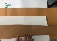 China Natural Fibrous Pulp Recyclable Kraft Paper / White Kraft Paper Roll for sale