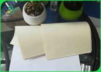 China Two Side Uncoated Cream 70gsm / 80gsm Woodfree Paper For Notebook Writing for sale