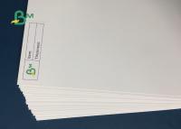 China 350gsm Thickness One Side Coated White Board Paper 787mm x 1092mm for Name Card for sale