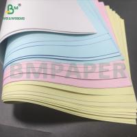 China 55gsm NCR Paper Digital Laser Carbonless Paper White CB Pink CF Pink for sale