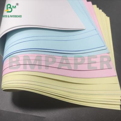 China 55gsm NCR Paper Digital Laser Carbonless Paper White CB Pink CF Pink for sale