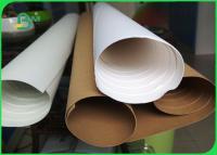 China 0.55mm Durable Washable Fabric Kraft Liner Paper in White & Brown Color for sale