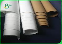 China 0.55mm Durable Washable Fabric Kraft Liner Paper in White & Brown Color for sale
