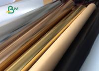 China Natually Degradable Rio Red + Gold Washable Kraft Paper Fabric For Plant Bag for sale