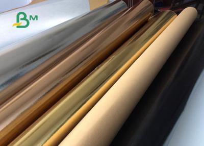 China Natually Degradable Rio Red + Gold Washable Kraft Paper Fabric For Plant Bag for sale