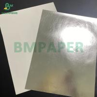 China 70g Metallized Beer Label Paper Aluminum Coated 1 Side White Back for sale