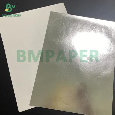 China 70g Metallized Beer Label Paper Aluminum Coated 1 Side White Back for sale