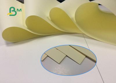 China Wood Pulp Ntural Color Uncoated Woodfree Paper , High - grade Yellow Writing Paper For Printing for sale