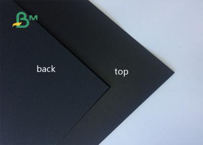 China Customized 80gsm - 450gsm Book Binding Board , One Size Coated Black Paper Board For Hang Tag for sale