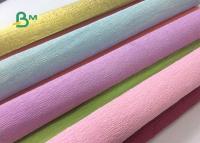 China Colored Double Sided Crepe Paper Roll 52cm x 250cm For Decorations for sale