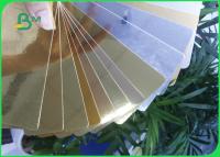 China 275GSM Cardboard Paper Roll , Aluminum foil Gold / Silver paper Card for Super gift package for sale