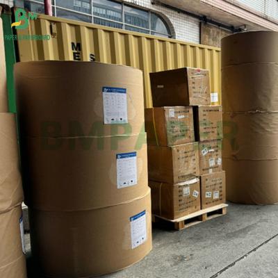 China 50gram 55gram Blue Yellow Color NCR Carbonless Invoice Paper With 640 x 900mm for sale