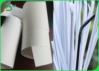 China Straw Wrapping 24 - 35GSM Eco - friendly Food grade White Kraft paper for sale