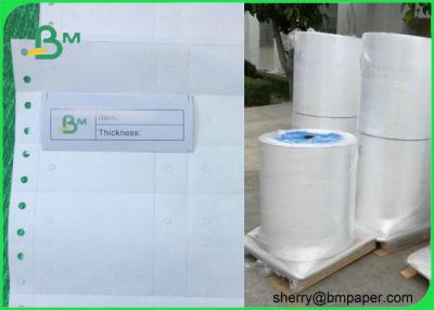 China 1025D Waterproof Coated Fabric Printer Paper Self - adhesive Fanfold Barcode Labels for sale