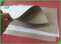 China Good Stiffness 250gsm Coated Duplex Board Paper Grey Back For Gift Wrapping for sale
