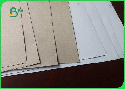 China Waster Paper Pulp Recycled Coated Chromo Duplex Cardboard White / Grey for sale