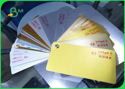 China Recycled Pulp Type Ivory Board Paper Metallized Film Surface Material for sale