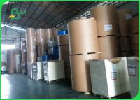 China 0.3mm 0.4mm 0.5mm Cardboard Paper Roll , Natural White Perfume Absorbent Paper Sheets 600mm x 800mm for sale